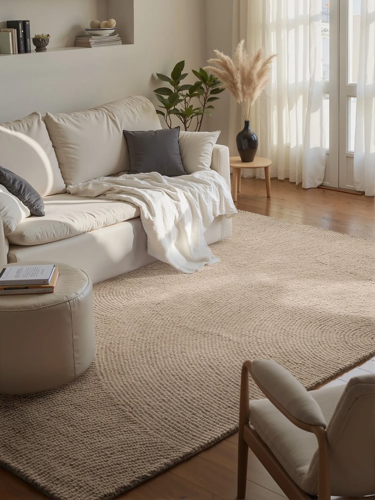 Hanse Home, Kusový koberec Calmio 106221 Beige, 200x300, béžová, ložnice