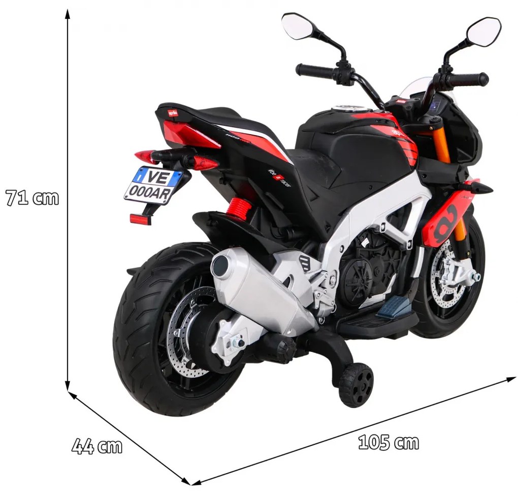 HračkyZaDobréKačky Dětská elektrická motorka APRILIA TUONO V4