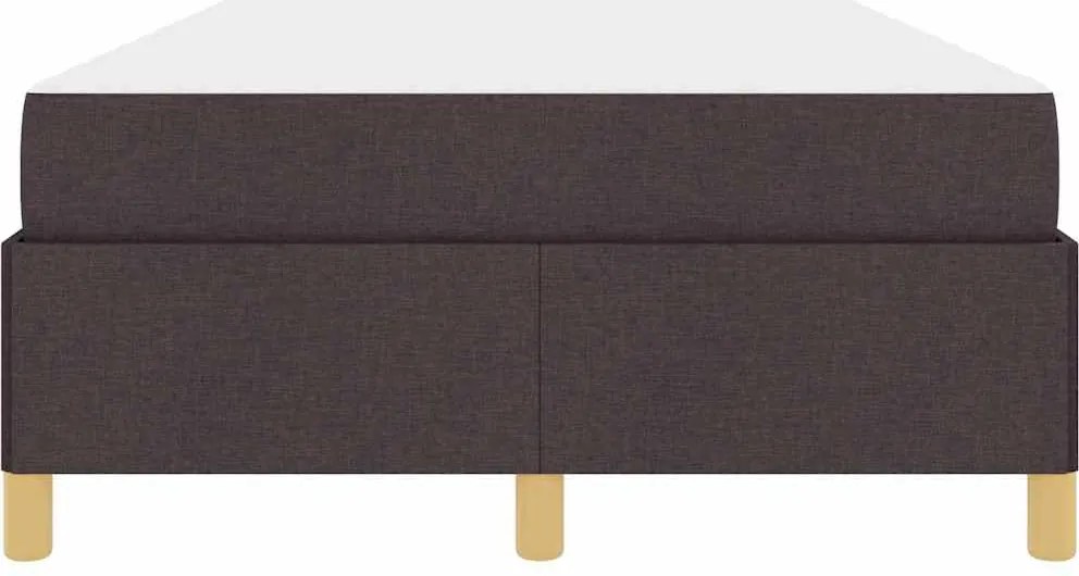 Rám postele Tmavě hnědá 120 x 190 cm textil 3398923