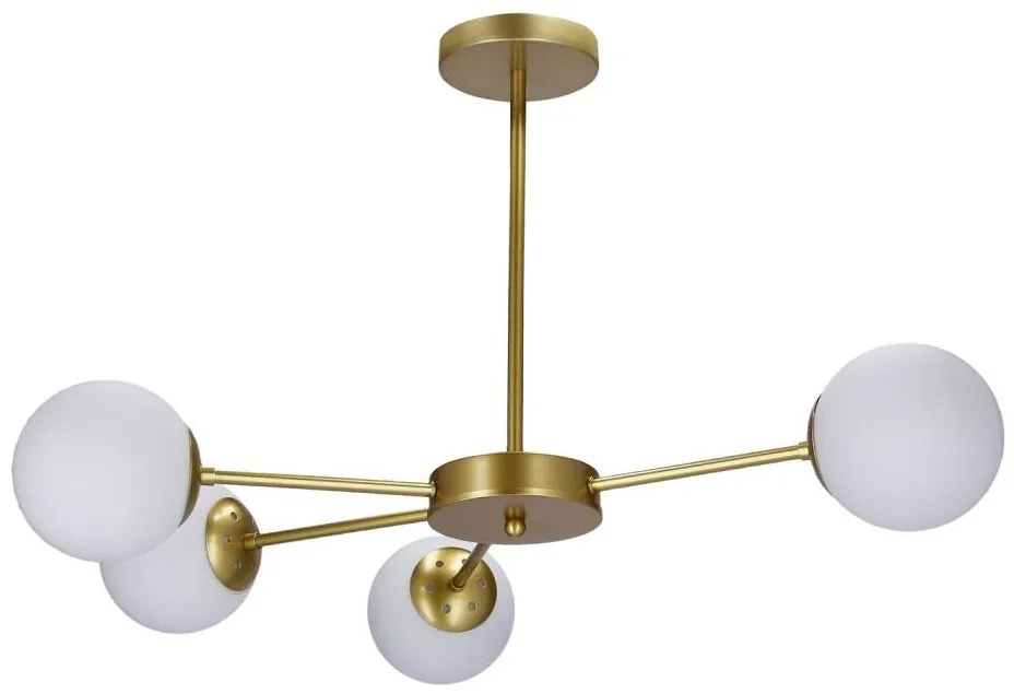 Lustr na tyči MATI 4xG9/20W/230V zlatá