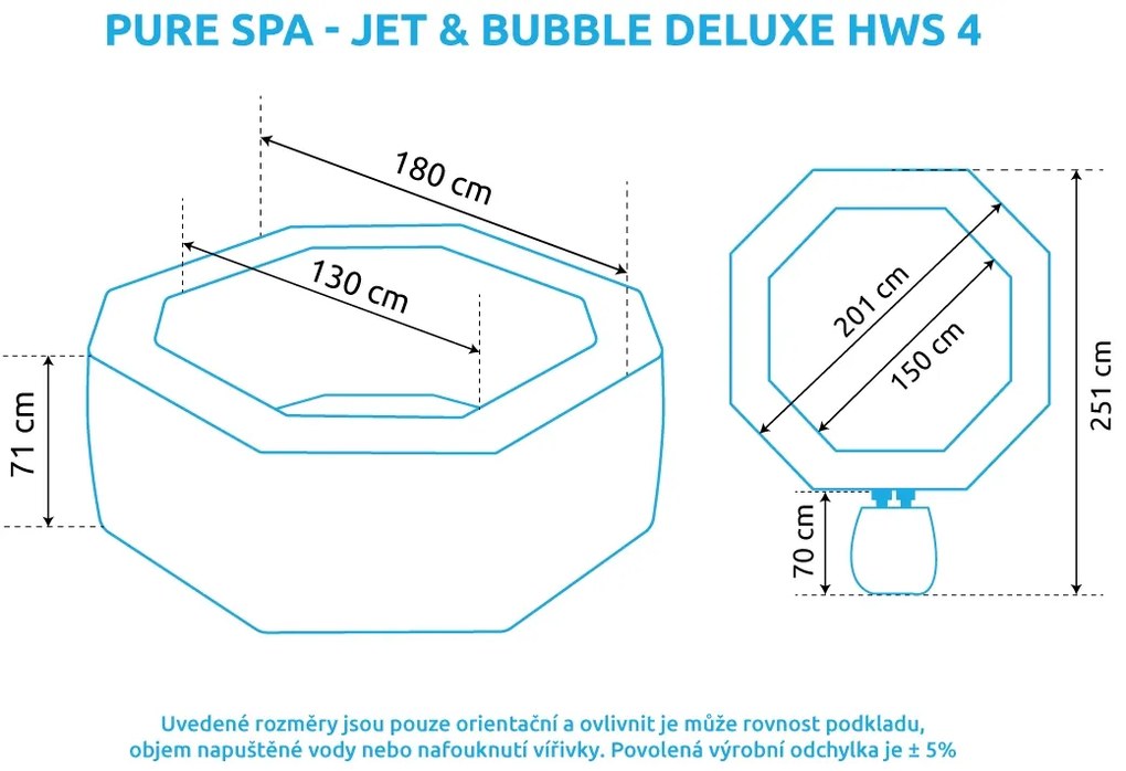 Intex 28458 PureSpa Jet & Bubble Deluxe Octagon