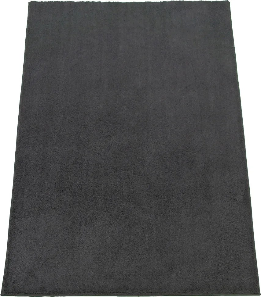 BE Koberec Oslo OSLO 7000 DARK GREY - šedý obdélníkový Rozměr: 60x100 cm