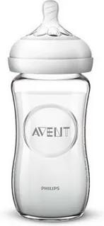 AVENT Dětská skleněná láhev Avent Natural, 240 ml