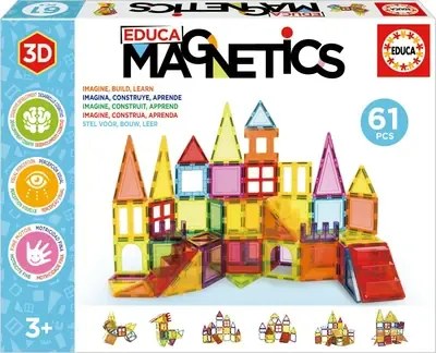 EDUCA Magnetická stavebnice Magnetics / 61 dílků