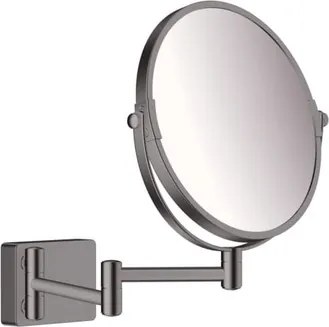 Hansgrohe AddStoris kosmetické zrcátko sklopné kartáčovaný černý chrom 41791340