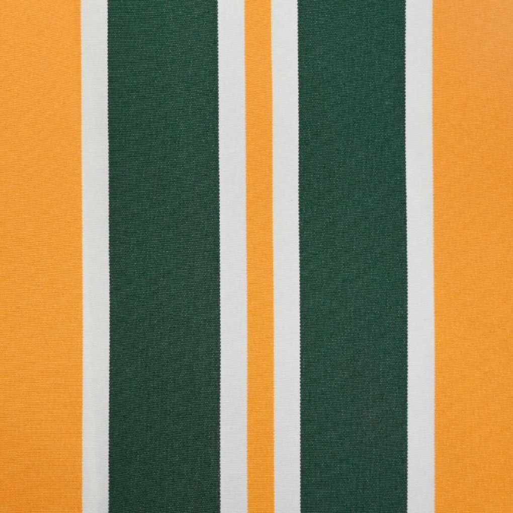 Stahovací markýza Zelená a žlutá 300 x 250 x 165 cm 3330159