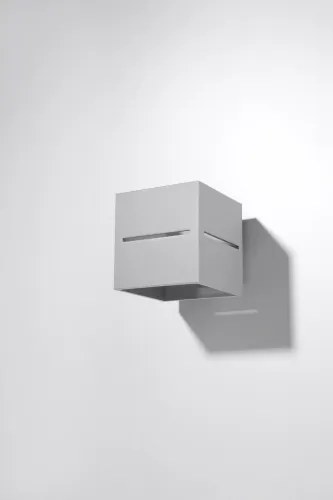 Nástěnné svítidlo SOLLUX Lobo G9 1x40W bez zdroje SL.0205 šedá