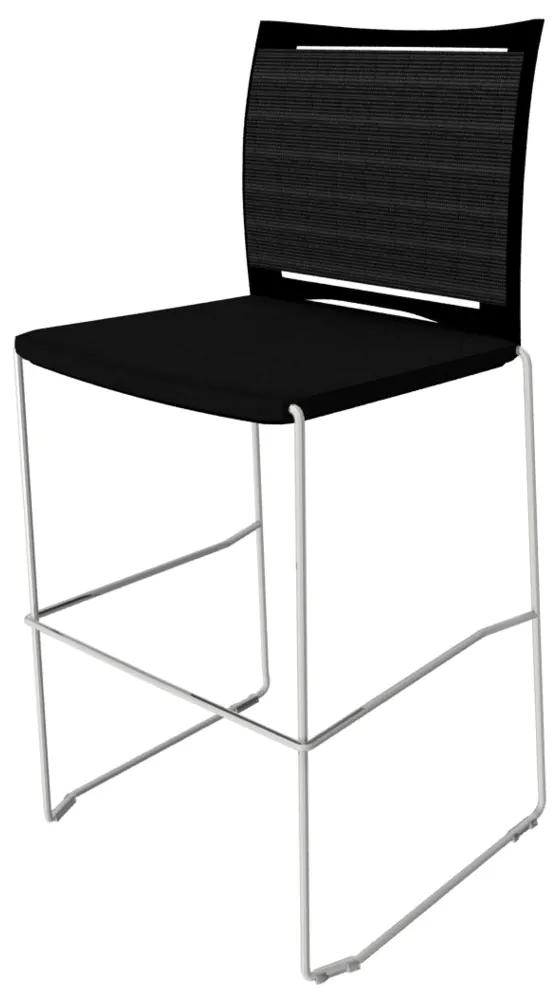 ProfiM - Barová židle ARIZ 555CV se síťovaným opěrákem