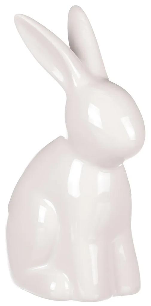 Keramický zajíc, 11 x 7 x 16 cm