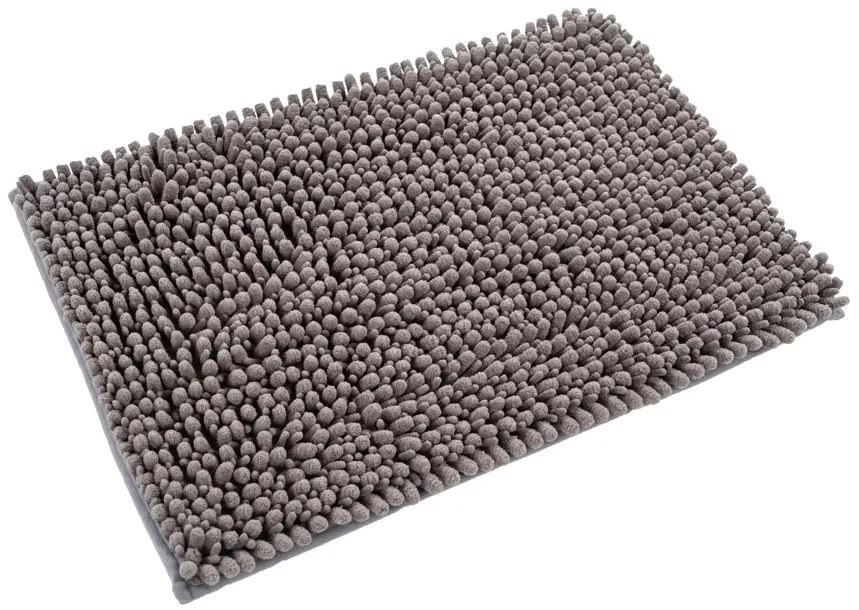 Lalee Koupelnová předložka Fluffy Mats Grey Rozměr koberce: 40 x 60 cm