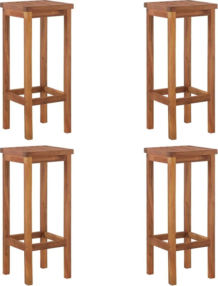 5dílný zahradní barový set masivní akáciové dřevo 3116009