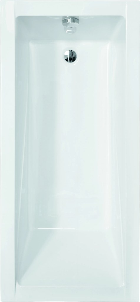 Besco Modern Slim obdélníková vana 140 x 70 cm akrylát bílá VANMOD14SLIM