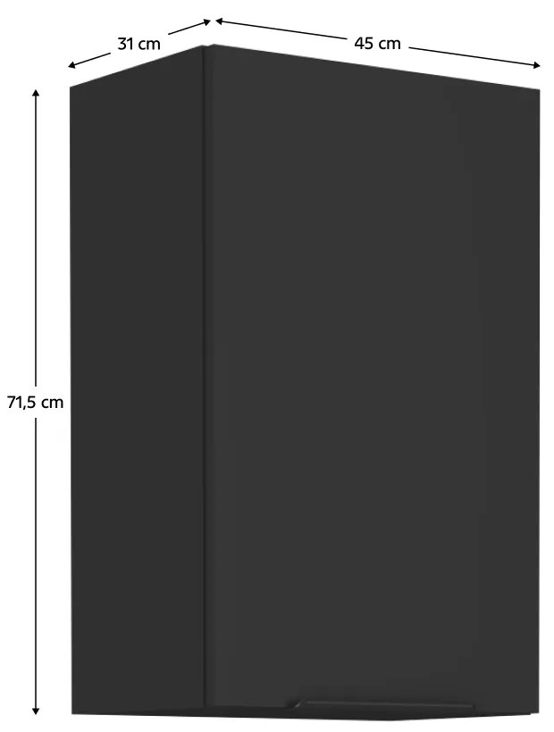 Horní skříňka SIBER 45 G-72 1F Tempo Kondela