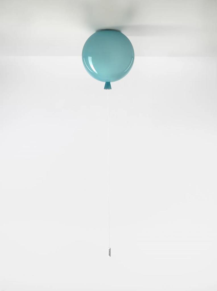 Brokis PC878 Memory, stropní svítící balonek ze tyrkysového skla, 1x15W, prům. 25cm