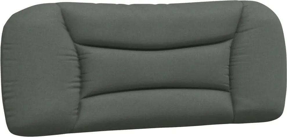 Postel s matrací Hvar tmavě šedá 100 x 200 cm textil 3208514