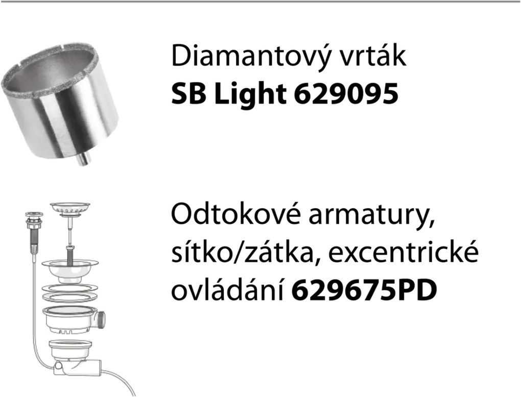 Schock Dřez Tia D-100L MAGMA horní uložení