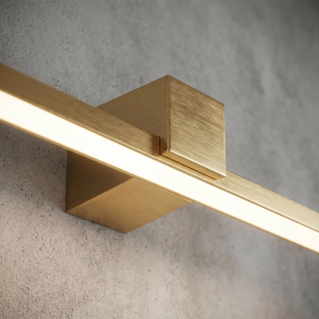 Toolight Rea, Koupelnové nástěnné LED svítidlo SWE046-1W 40cm GOLD BRUSH, OSW-20146