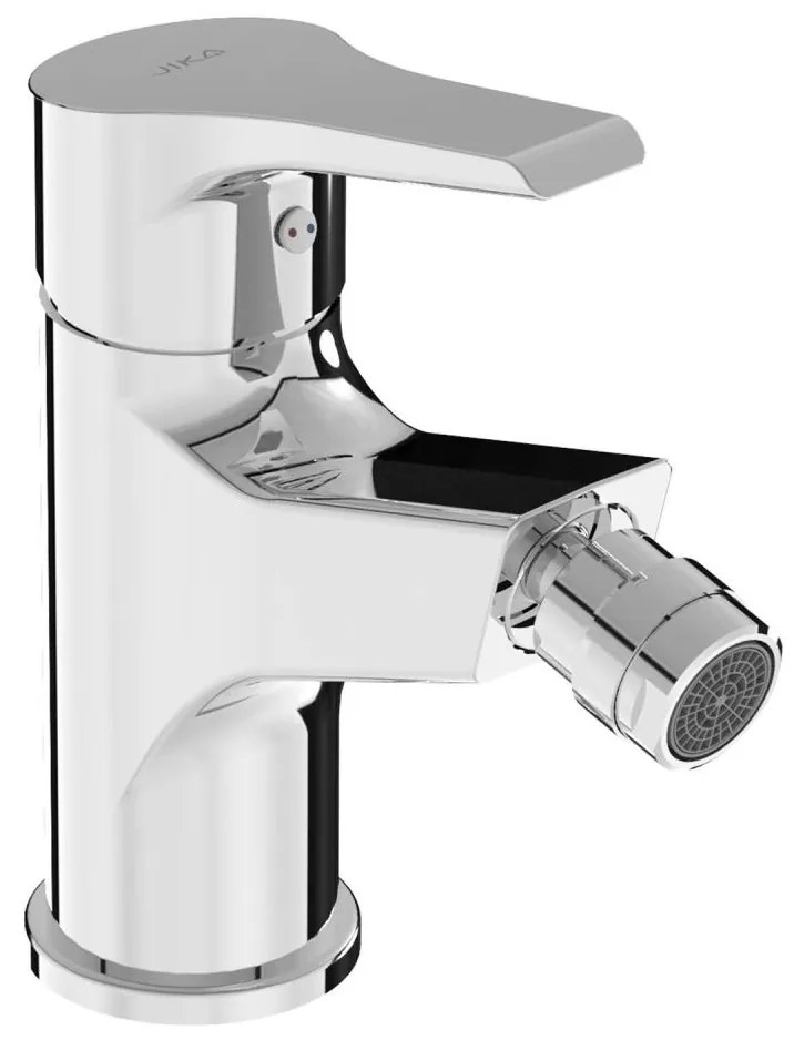 JIKA H3411W10041101 - Bidetová baterie CUBE 15,4 cm lesklý chrom H3411W10041101