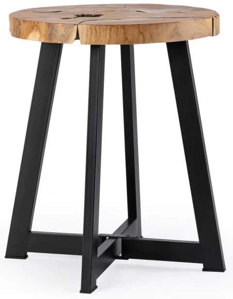 BIZZOTTO Kulatý odkládací stolek ELWOOD 40 cm 0680586