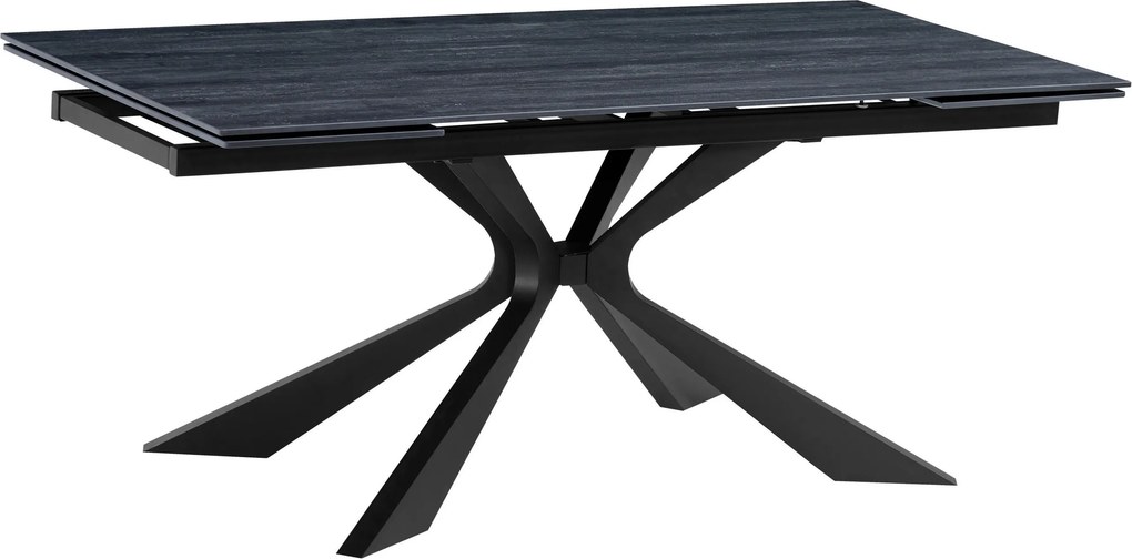 XXXLutz JÍDELNÍ STŮL, černá, 180-260/90/76 cm P & B - Jídelní stoly - 001467006601