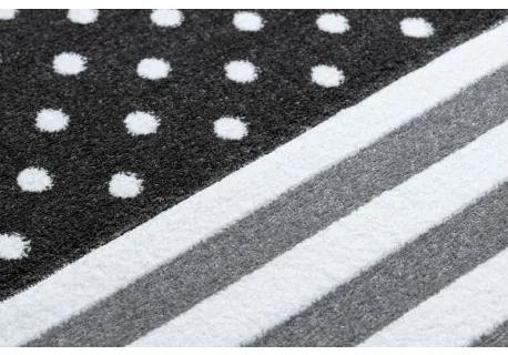koberec PETIT HVĚZDA, šedý velikost 180x270 cm | krásné koberce cz