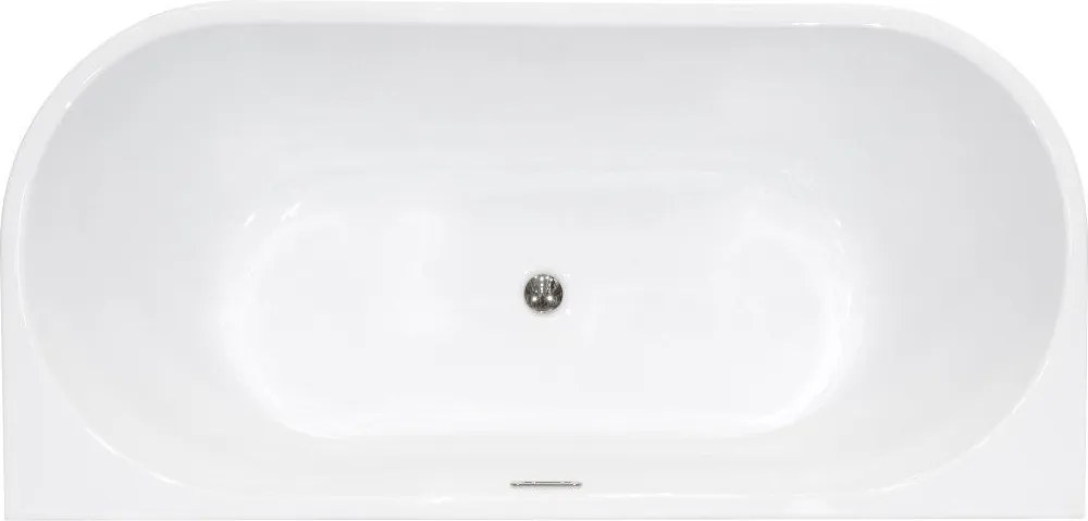 Besco Vica New vana volně stojící 150 x 80 cm sifon bílý akrylát barva bílá VANVIC150NW Koupelny Bernold