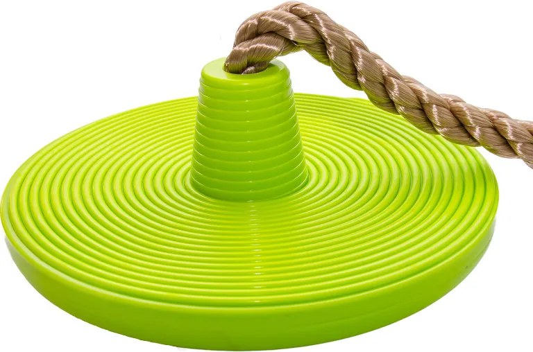 4iQ Šplhací lano se sedákem 30cm pro dětská hříště - Světle zelené