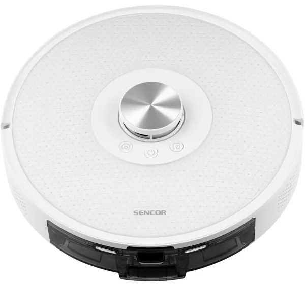 Sencor- Robotický vysavač s mopem 2v1 50W/5000 mAh Wi-Fi bílá + dálkové ovládání