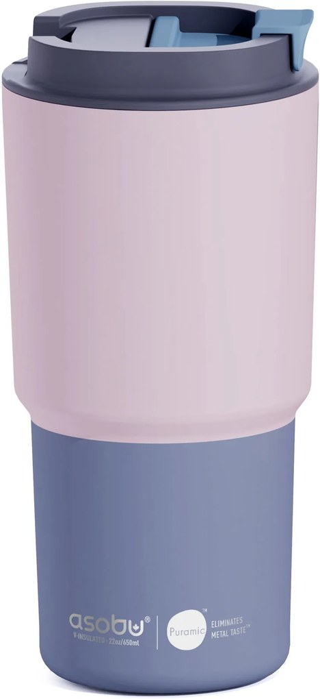 Asobu pick me up cestovní termohrnek pastel pink 650 ml