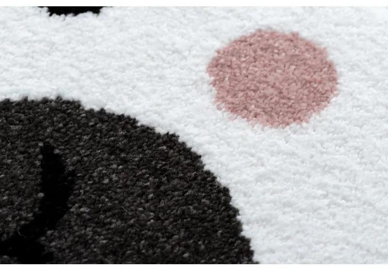 Dywany Łuszczów Dětský kusový koberec Petit Lama grey kruh - 120x120 (průměr) kruh cm