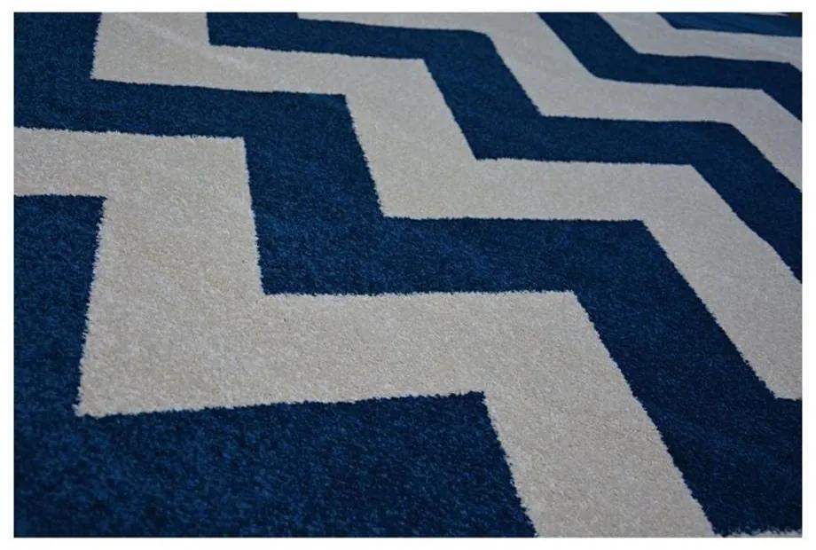 Kusový koberec Zac modrý 280x370cm