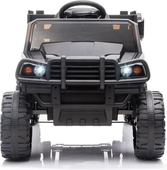 LEAN CARS Autíčko na baterie BDM0926 LED MP3 dálkové černé