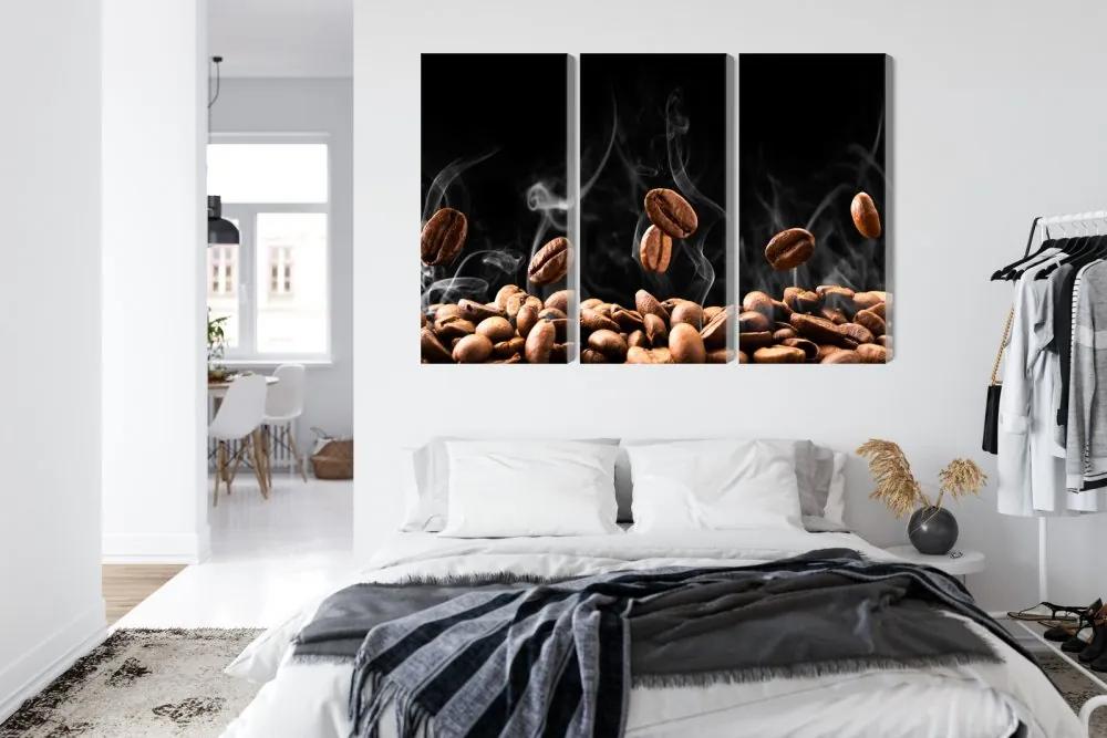 Vícedílný obraz Horká Kávová Zrna Nedostatek Nedostatek Plátno Canvas 180x120
