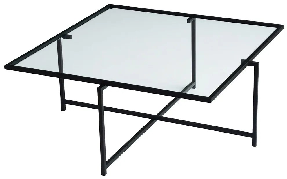 Designový konferenční stolek Vallerie 85 cm černý