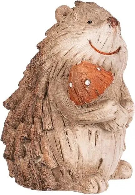 Postavička ježek s houbou - 12 cm