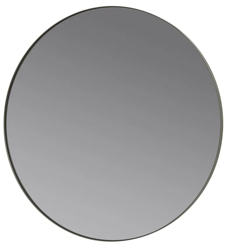 Blomus Kulaté závěsné zrcadlo RIM 80 cm šedé