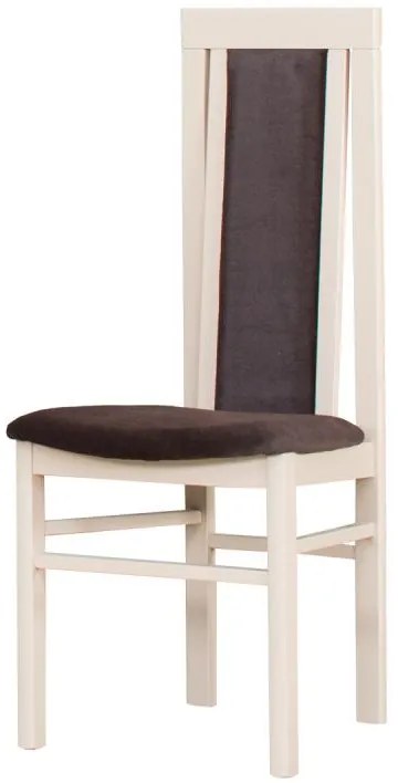 Židle KB (latte / velur hnědá)