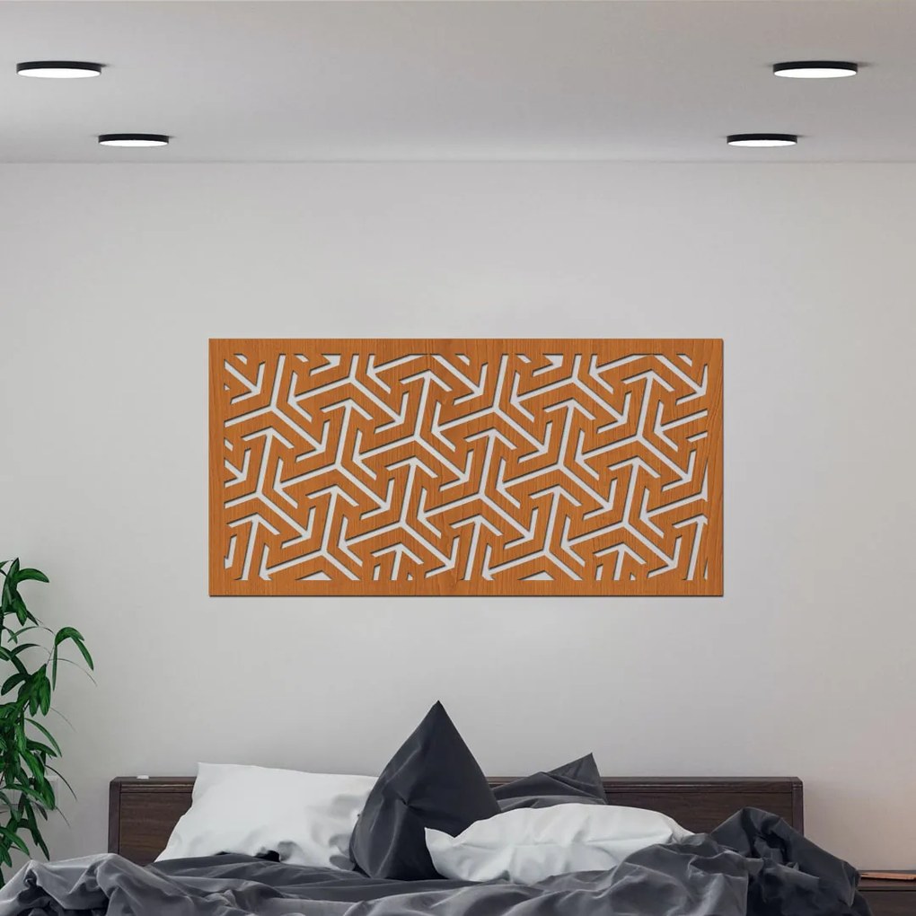 dřevo života Dekorační panel FLAKES Rozměry (cm): 40x80, Barevný vzor: Ořech
