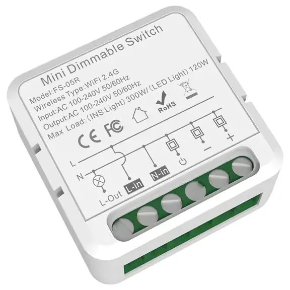 Chytrý WiFi/Zigbee stmívací vypínač Wi-Fi