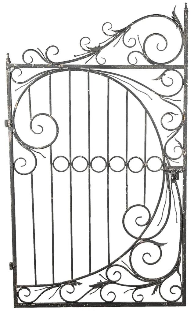 Nástěnné dekorativní vintage kovové dveře Josette - 99*5*170 cm