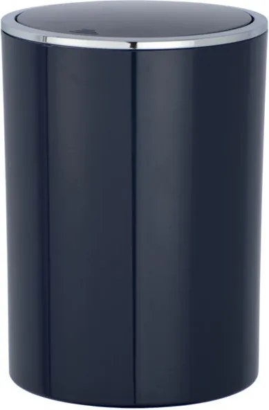 Koš na odpadky s víkem INCA DARK BLUE, 26x19 cm, plast, WENKO
