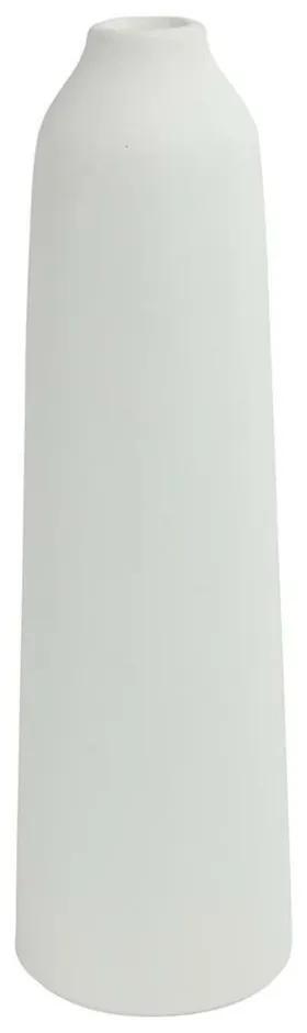 Bílá terakotová váza DEBBIE 31 cm