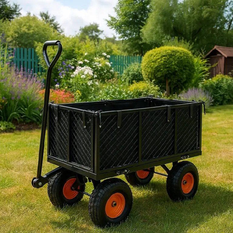 Zahradní vozík černý MAXI