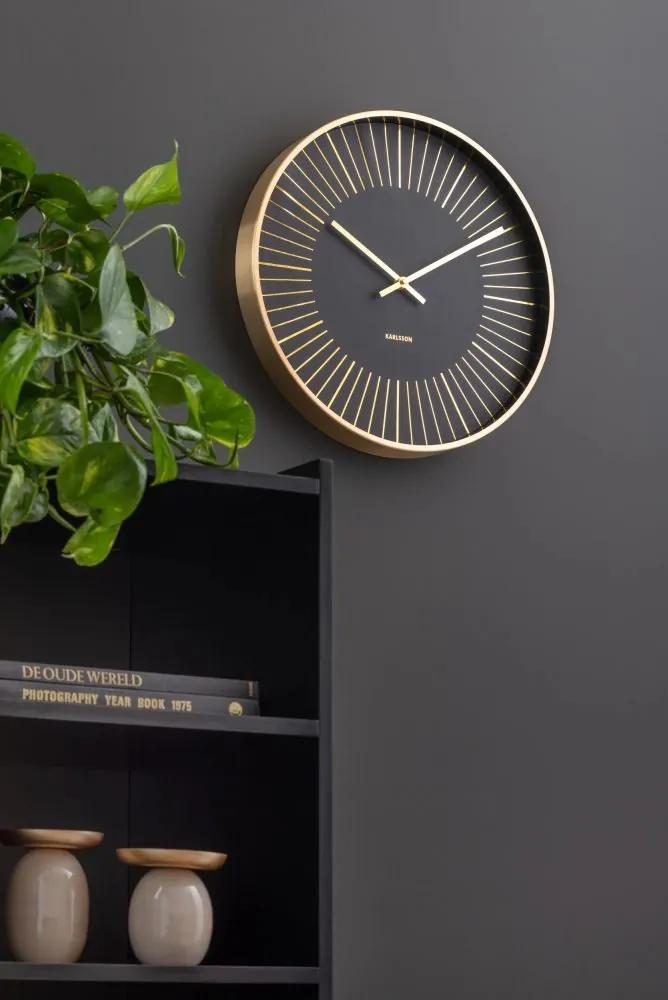 Designové nástěnné hodiny KA5917BK Karlsson 40cm