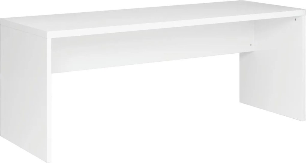 XXXLutz PSACÍ STŮL, vysoce lesklá bílá, 180/69/75 cm Xora - Kancelářské stoly - 002593001401