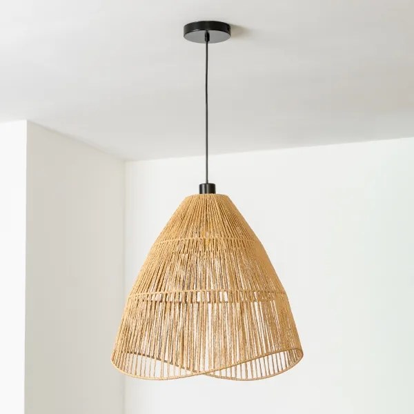 Brilagi - LED Lustr na lanku CERIA BOHO 1xE27/40W/230V pr. 70 cm hnědá