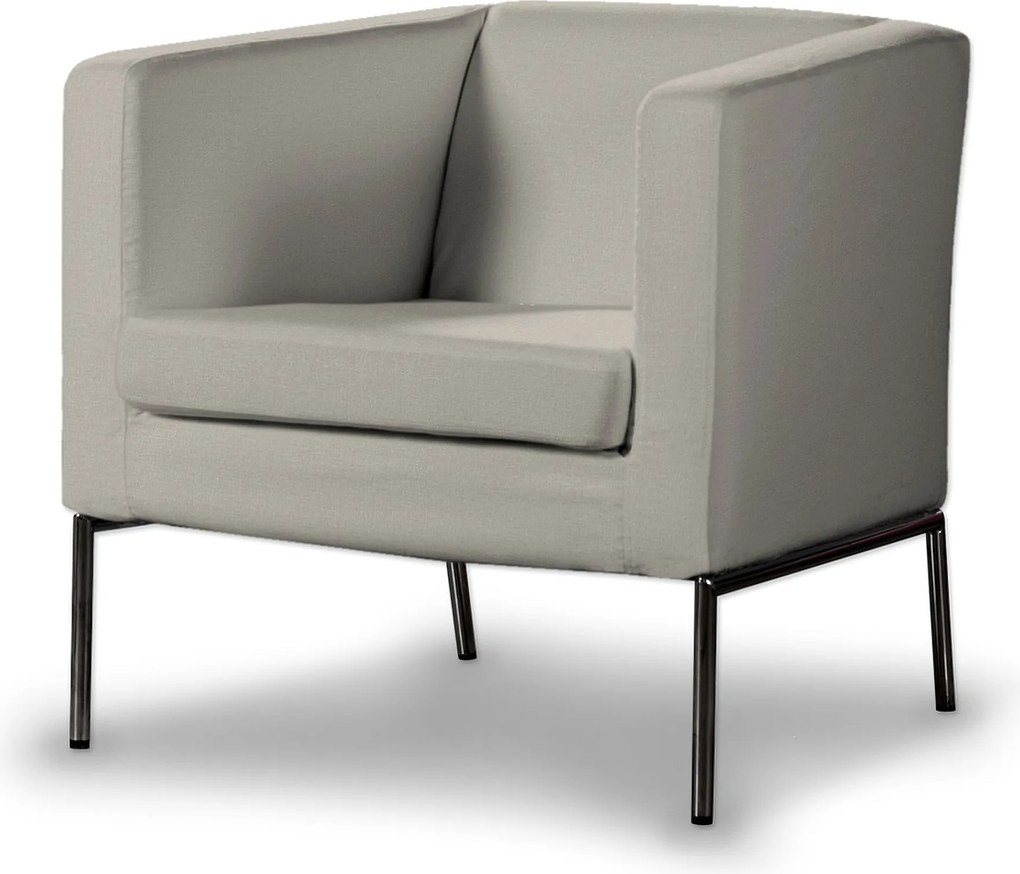 Potah na křeslo IKEA Klappsta barva šedá látka sametová