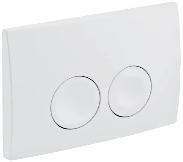 Geberit Delta25, ovládací tlačítko splachování, alpská bílá, 115.125.11.5