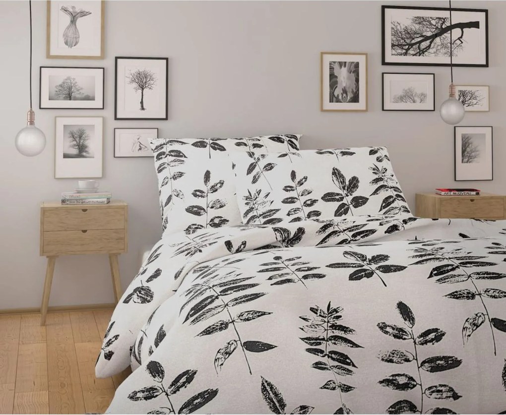 Bavlněné povlečení NORDIC COLLECTION TYRA - 1x 240/220, 2x 70/90cm