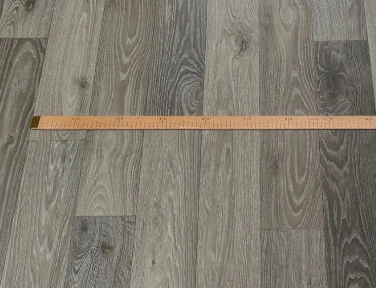 BEAUFLOR PVC podlaha - lino BLACKTEX Fumed Oak 966M – tmavě šedé dřevo ŠÍŘKA: 4 m, POUŽITÍ: Zátěžové